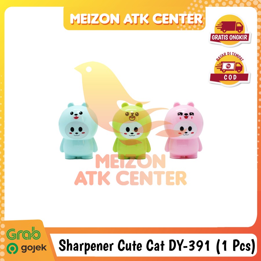 Sharpener CUTE CAT DY-391 SHARPENER SHARPENER SHARPENER CUTE (1 PCS ...