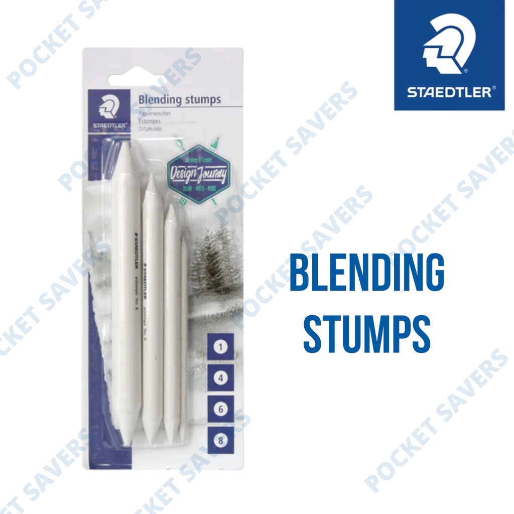 Staedtler Blending Stumps Set (Sketch Eraser, Drawing Pencil Stump ... Staedtler Blending Stumps Set (Sketch Eraser, Drawing Pencil Stump ...