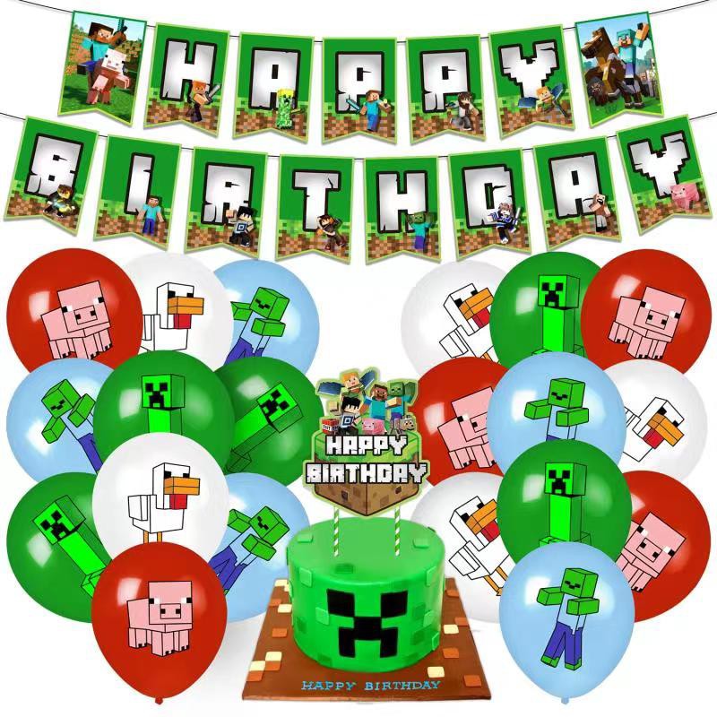 Minecraft birthday party supplies，Minecraft birthday party for kids ...