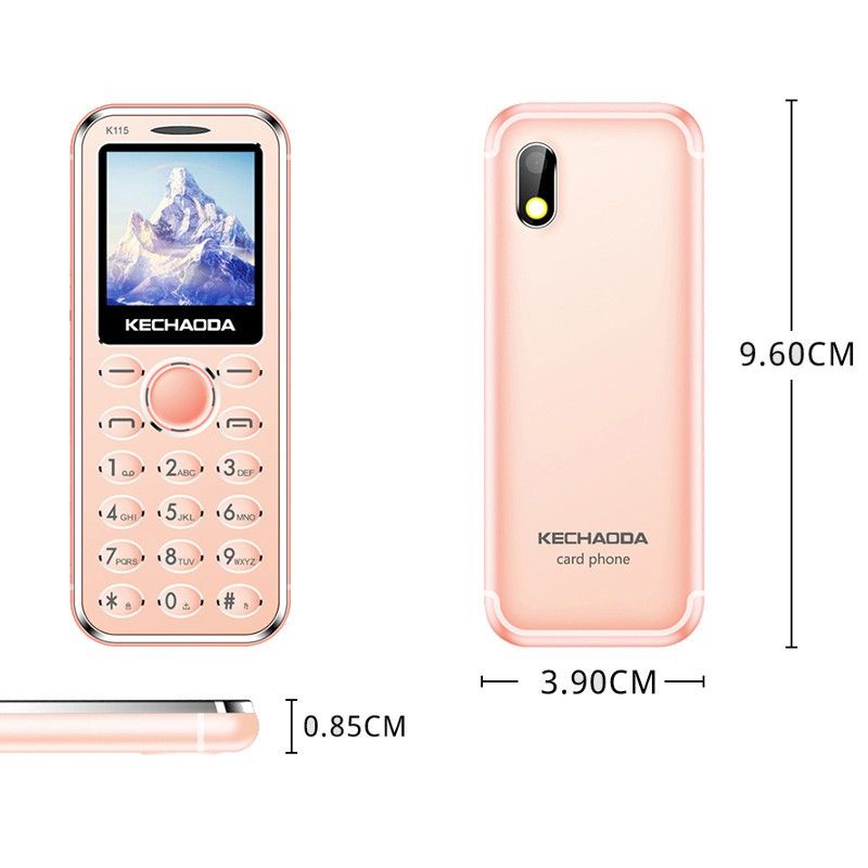 ORIGINAL KECHAODA K115 SIZE MINI MOBILE PHONE 1.44INCH DISPY. | Shopee ...