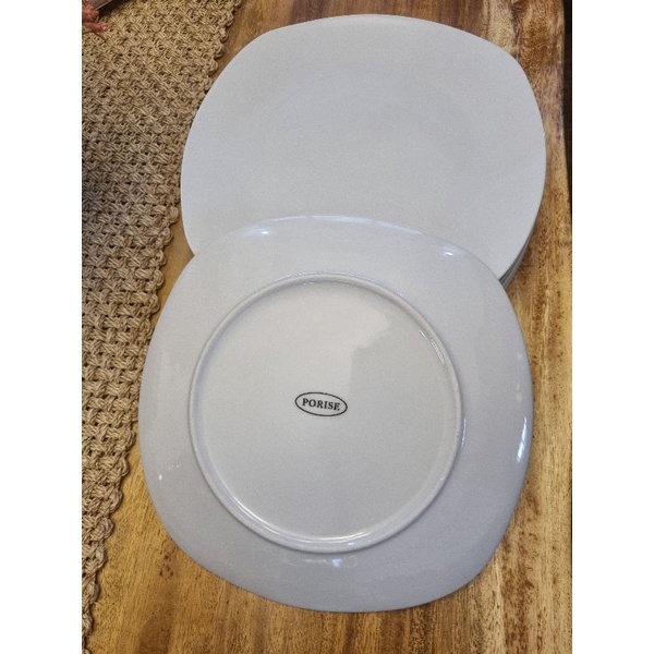 Japanese Zen type square plate Glossy finish Ceramic(babasagin ...