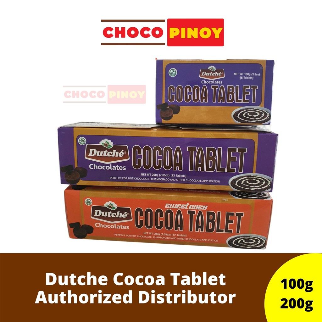 Dutche Cocoa Tablea | Dutche Cocoa Sweetened | Dutche Cocoa Pure | 100g ...