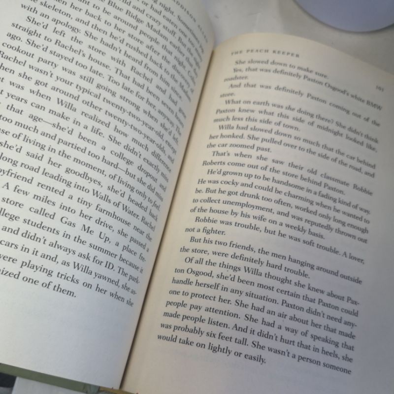 (PRE LOVED HARDBOUND BOOK) The Peach Keeper by Sarah Addison Allen ...