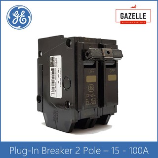 GE TQL 2 Pole Plug In Breaker - 15 - 100 Amperes | Shopee Philippines
