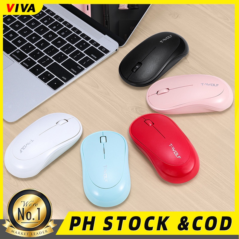 Q18 Good Quality Wireless Mouse USB Portable 2.4GHz Mice with Battery ...