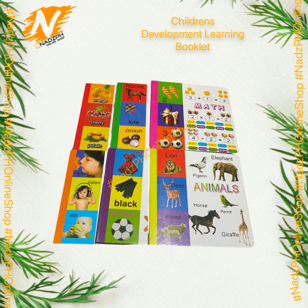 Child Learning Booklet Kids Toddlers Baby Learning Book | Shopee ...