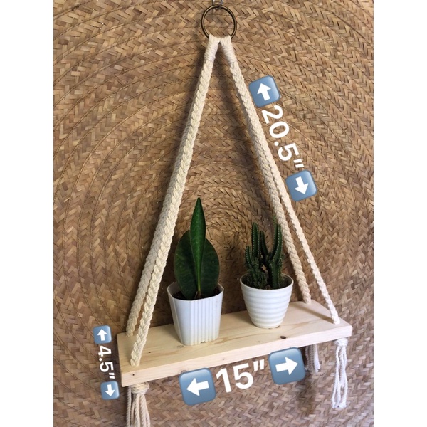 macrame floating shelves | Shopee Philippines