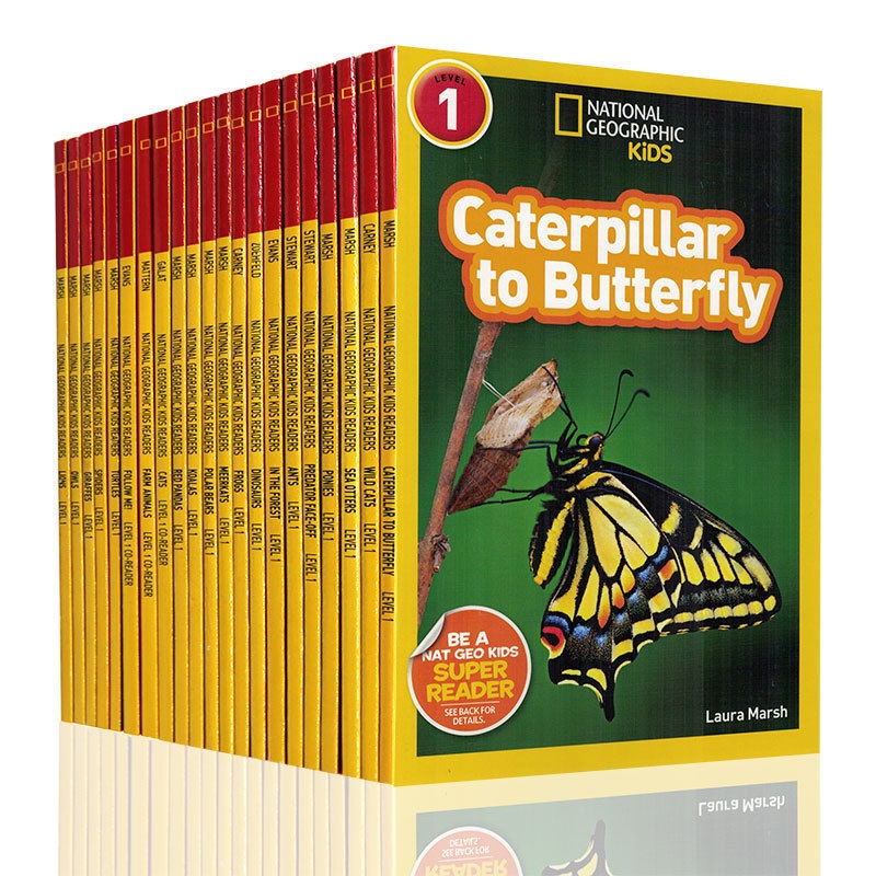 25 books/set English picture book National Geographic Kids level 1 be a ...