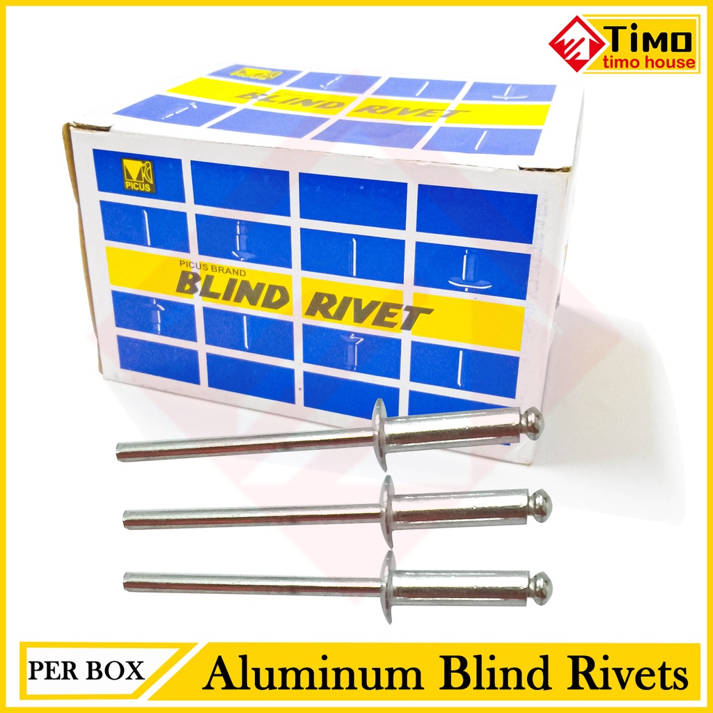 (per box) Blind Rivets Blind Rivet 1/8” x 1/2” | Shopee Philippines