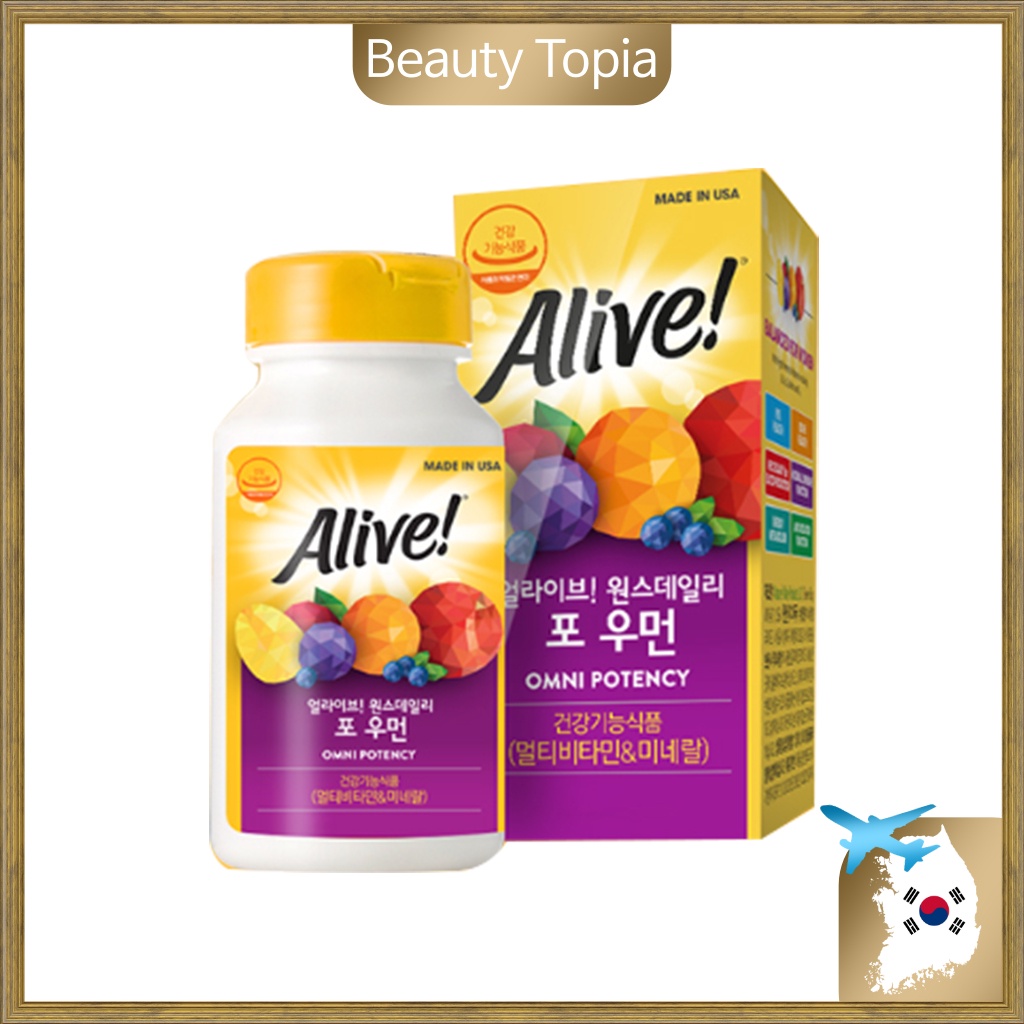 Alive Once Daily for Women Omni Potency Multivitamin 60 Tablets alive ...