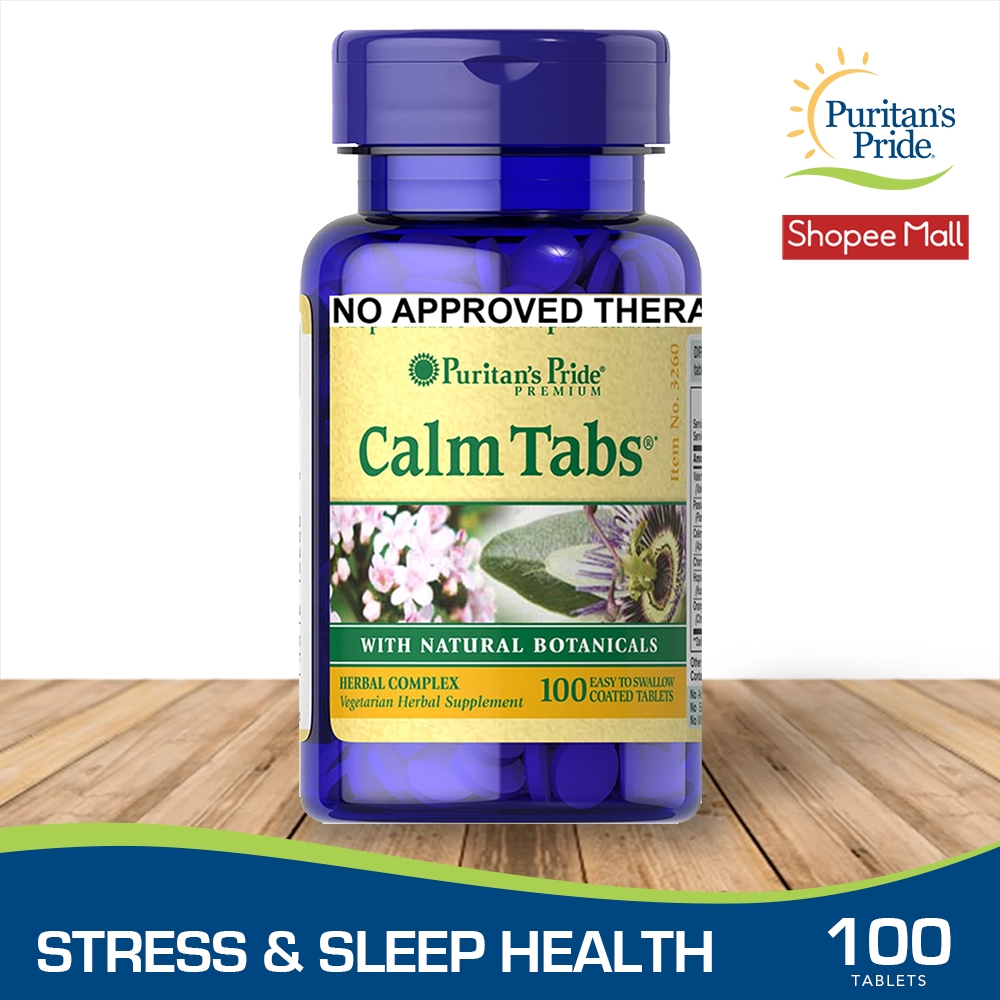 Puritan's Pride Calm Tabs 100 tablets | Shopee Philippines