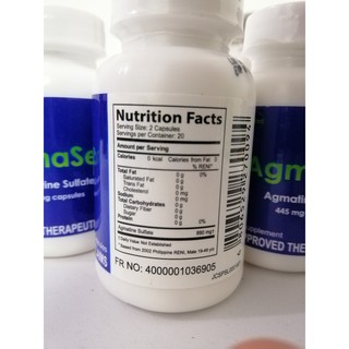 Agmaset (Agmatine Sulfate) 445mg 40 Capsules | Shopee Philippines