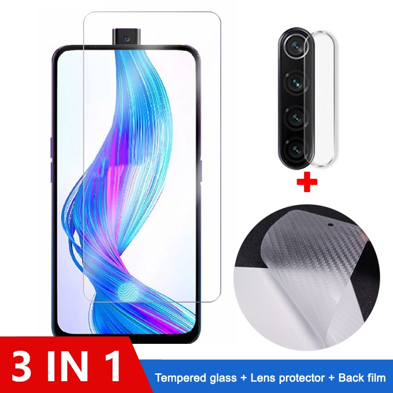3-in-1 Realme5i Tempered Glass Realme 5s 5i X2 5 3 2 Pro X 9H 2.5D ...