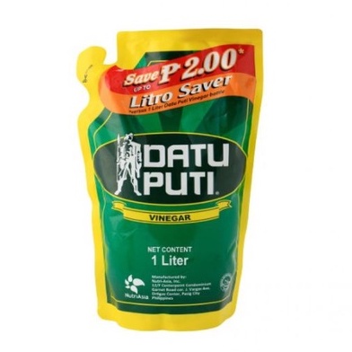 Datu Puti Vinegar 1 Liter Stand Up Pouch | Shopee Philippines