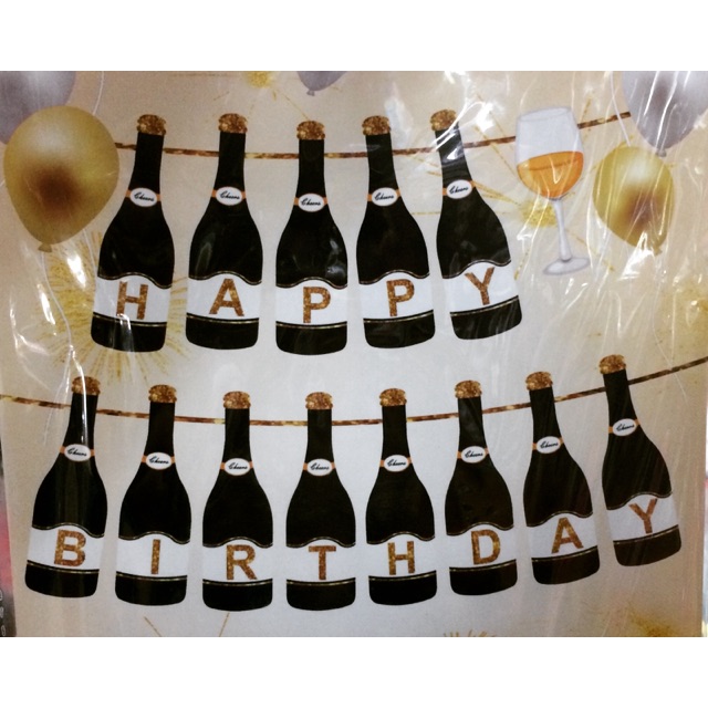 Champagne letter banner | Shopee Philippines