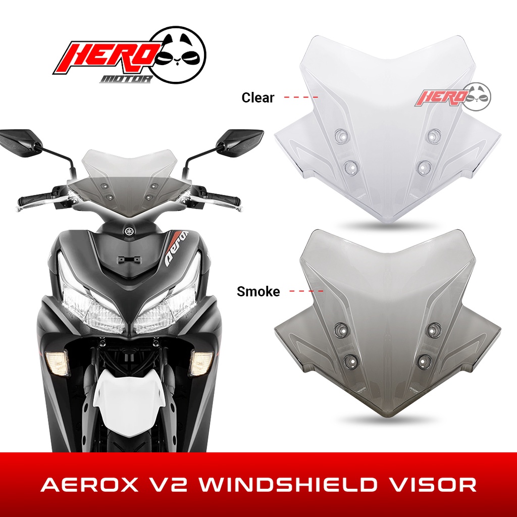 AEROX V1 & V2 / UNIVERSAL WINDSHIELD VISOR NEW Transformers | Shopee ...