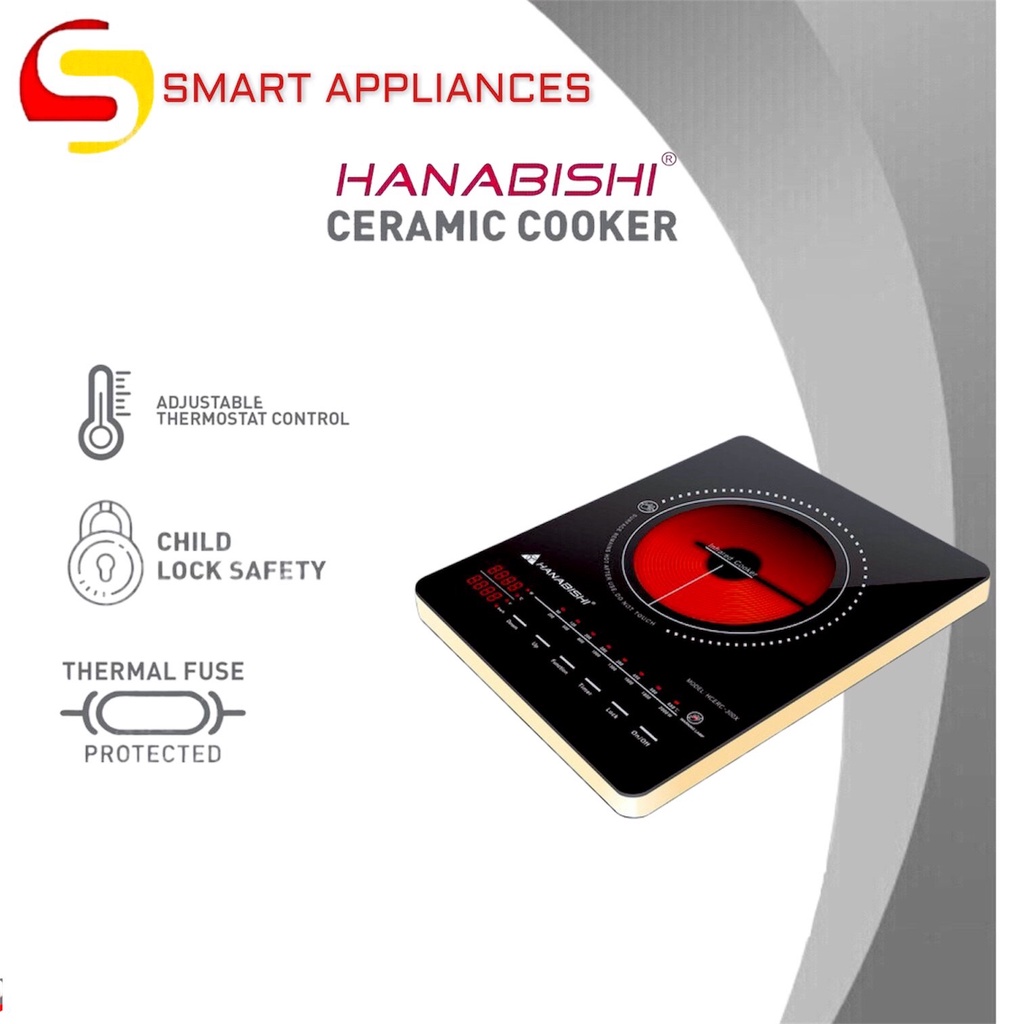 Hanabishi Ceramic Induction Cooker INFRARED HCERC-300X | Shopee Philippines