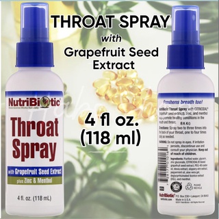 NutriBiotic Throat Spray 4 fl oz 118ml | Shopee Philippines