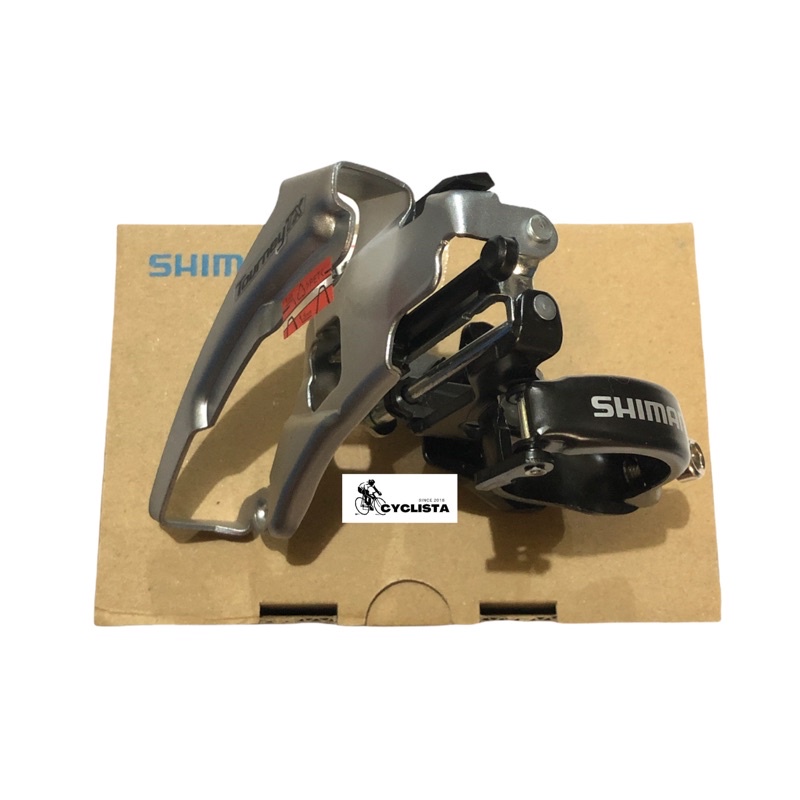 SHIMANO TourneyTX FD-TX800-TS6 3x8/7Speed Front Derailleur (clamp band ...