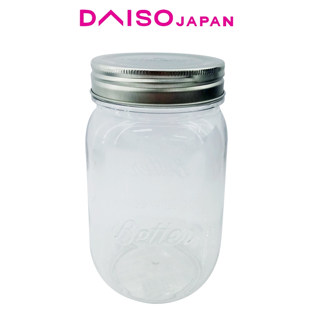 Daiso PET Plastic Jar 550ml | Shopee Philippines