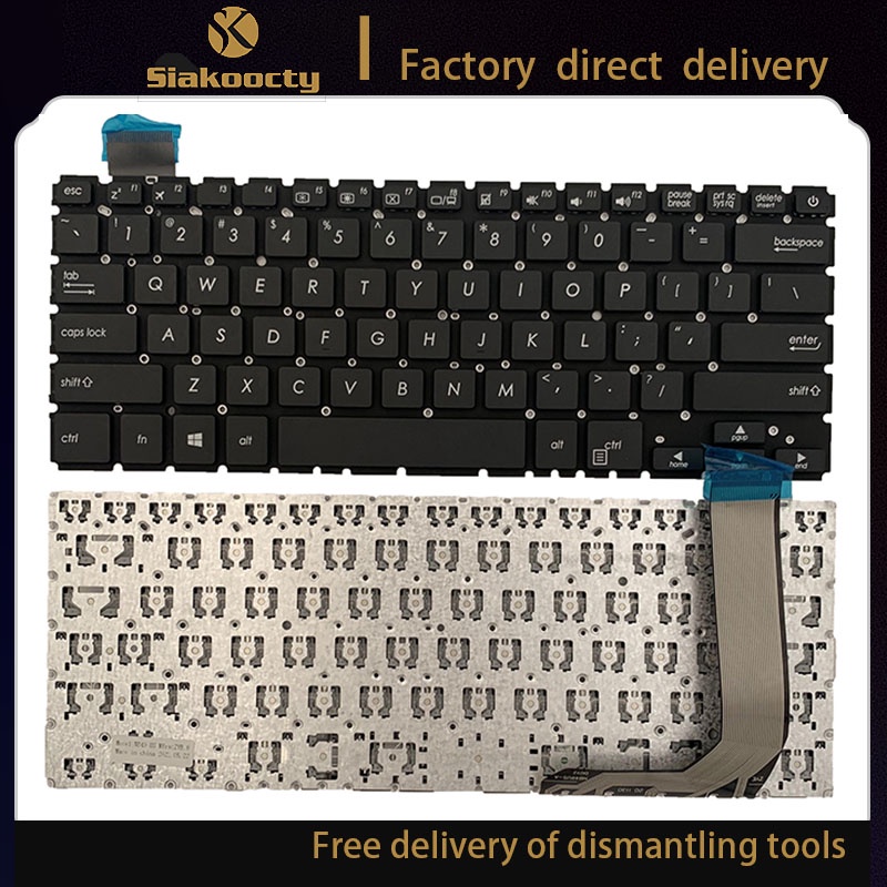 Siakoocty NEW US Keyboard for ASUS X407 X407U X407UA A407 X407M X407MA ...
