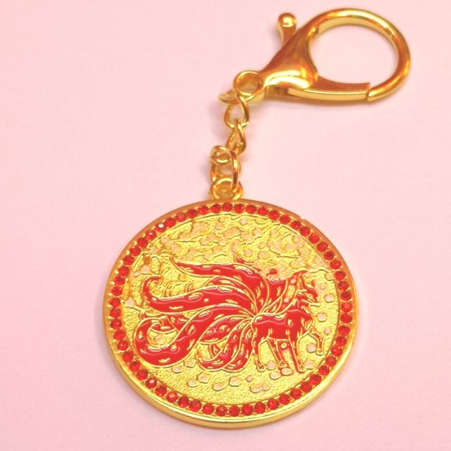9 TAILED RED FOX AMULET FOR WEALTH & POWER (GOLD PLATED) | Shopee ...
