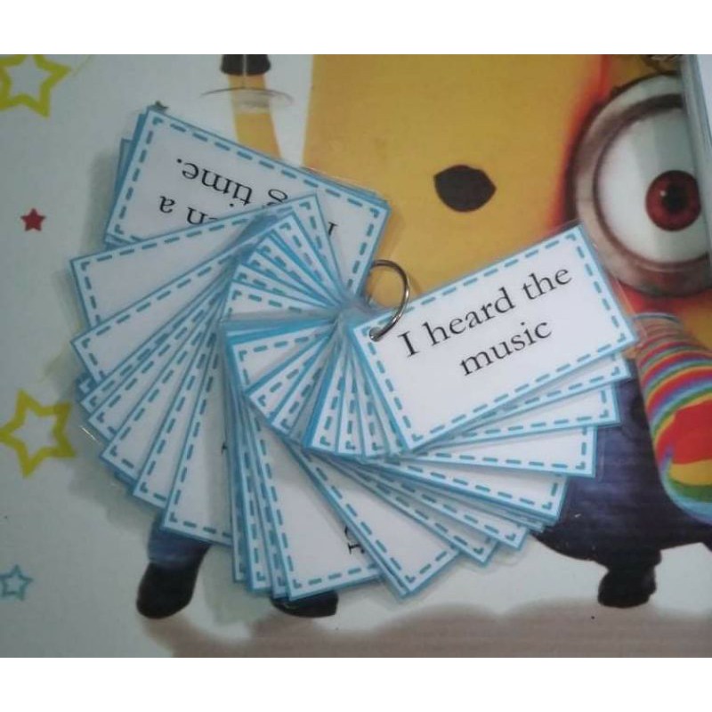 Laminated Flashcards Word phrases 30 words | BeeCost