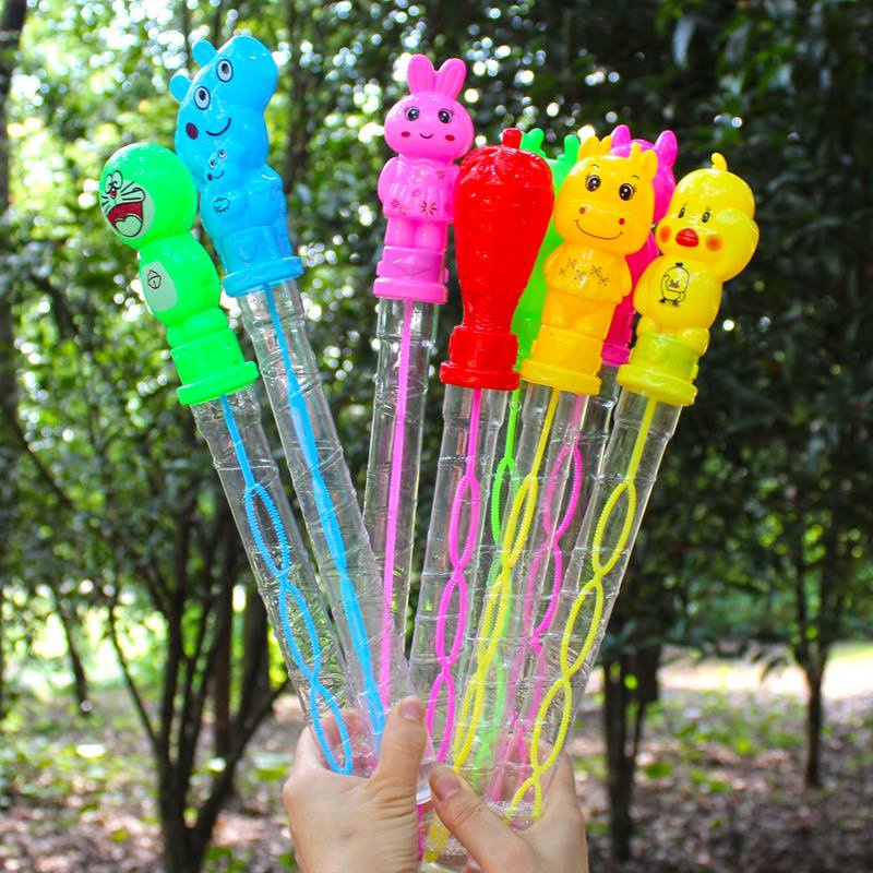 Random Character Design 36cm Bubble Wand Stick Bubble Water Play ...