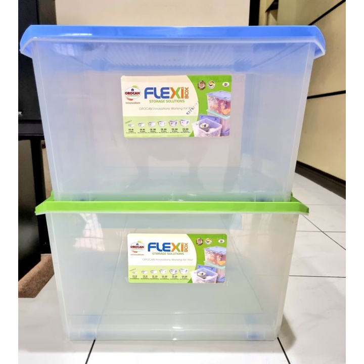 Orocan Flexibox with cover Storage Box Utility Box Stackable - 67L ...