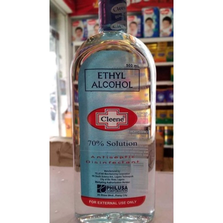 cleene ethyl alcohol 70% 500ml | Shopee Philippines