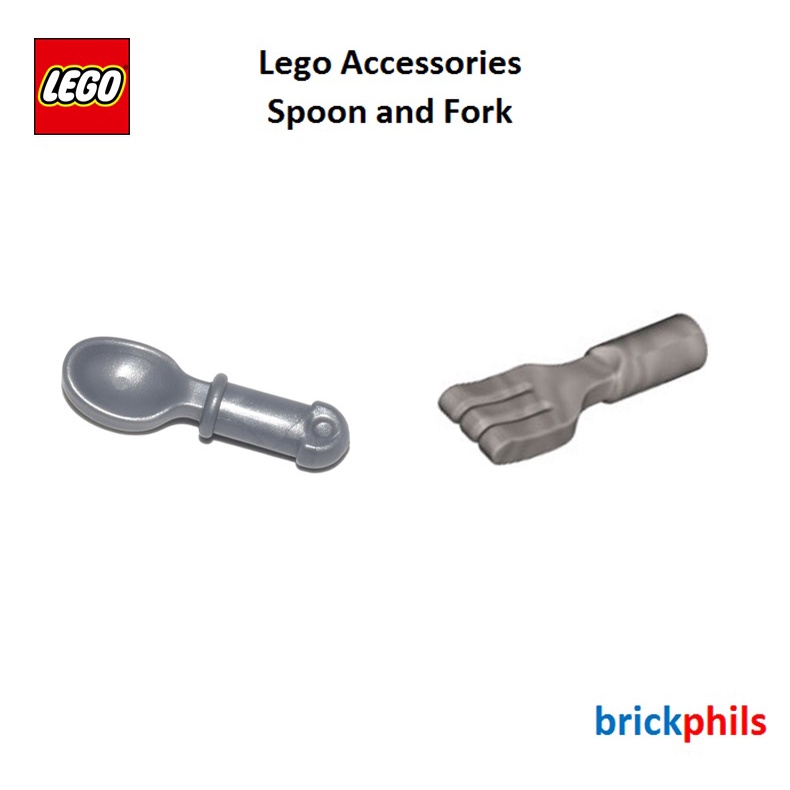 Lego Accessories - Spoon and Fork | Shopee Philippines