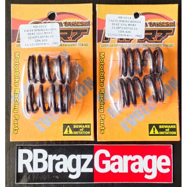MTRT Valve Spring Plus 15% Stiffness- Honda Beat | Shopee Philippines