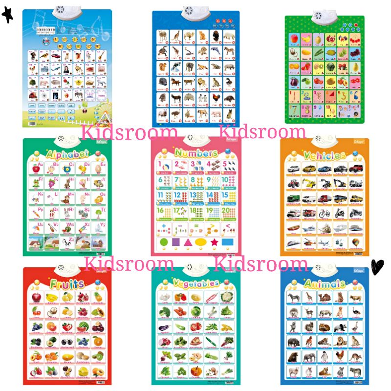 TALKING CHART/ EDUCATIONAL CHART/ BABY CHART NEW ARRIVAL COD | Shopee ...