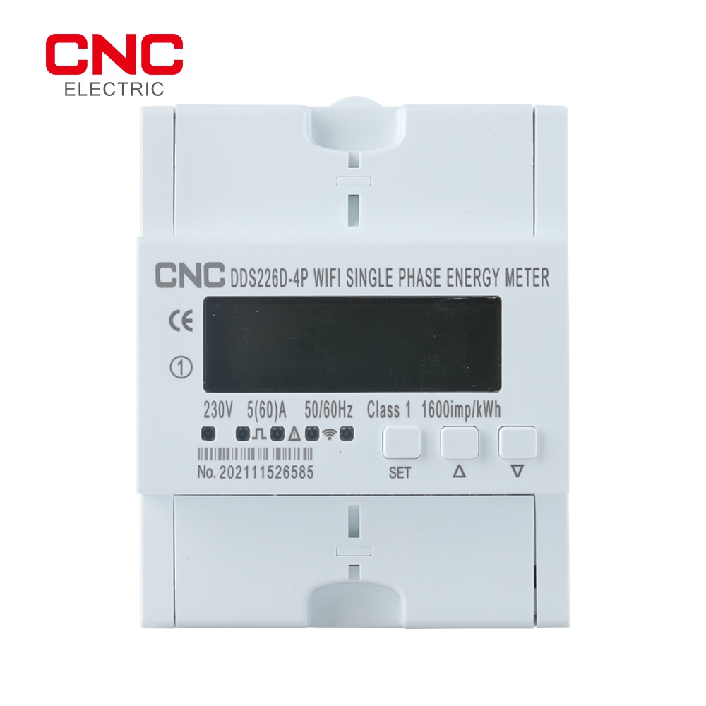 CNC 60A 90-300V Single Phase WIFI Smart Energy Meter Monitoring Circuit ...