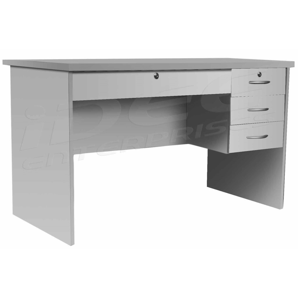 Office Table with 4 Drawers - Tailee #1302 Gray | Shopee Philippines