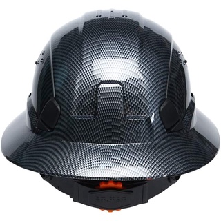 LOEBUCK Full Brim Hard Hat With 6-Point Ratchet Suspension Safety ...