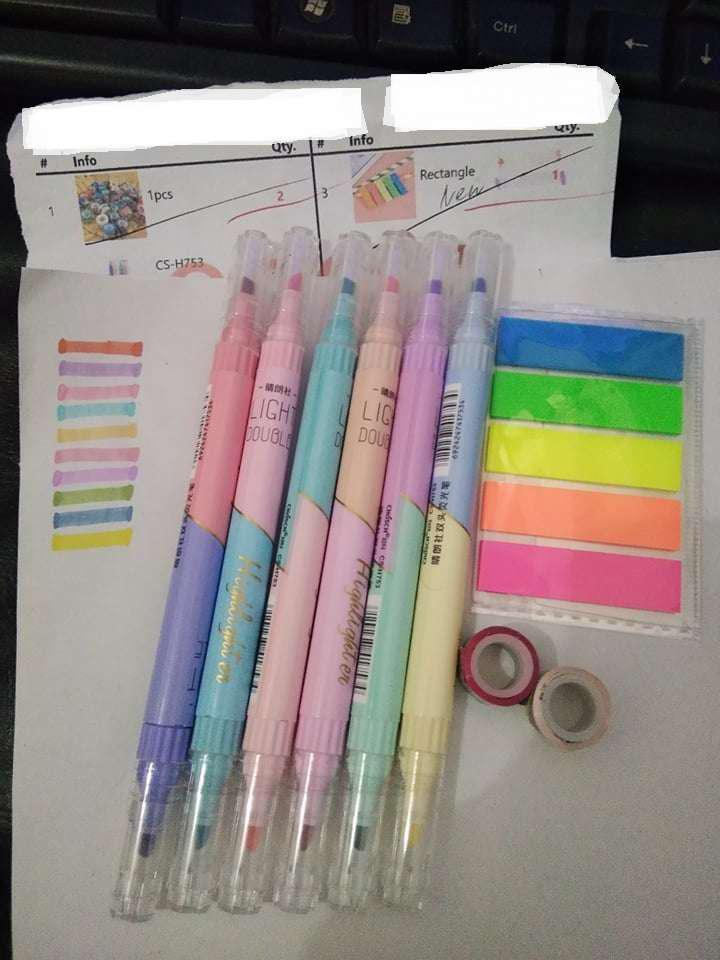 5 colors set Candy color sticky notes Convenient using memo notes ...