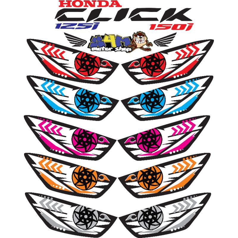 Honda Click 125 / 150 Game Changer Sharingan Winker (Headlight ...