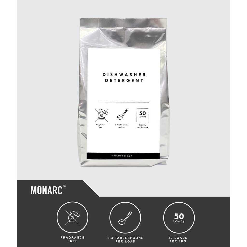 Monarc Dishwasher Detergent 1KG | Shopee Philippines