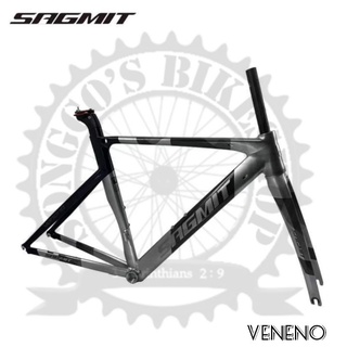 SAGMIT VENENO ALLOY FRAME & CARBON FORK (Road bike) | Shopee Philippines