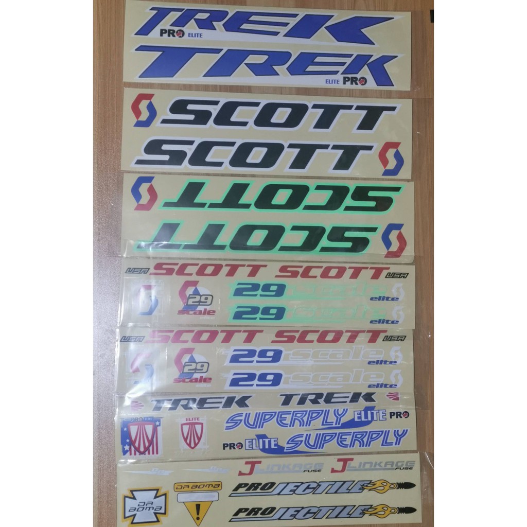 Waterproof Sports Bike Decals Sporting Racing Decals Sticker (2nd List ...