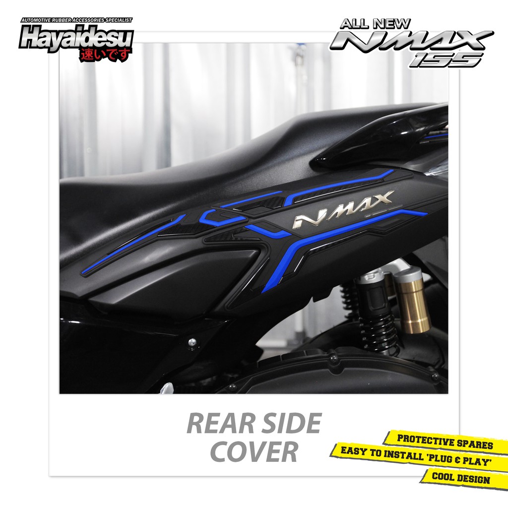 Hayaidesu Rear Side Cover Body Protector Cover for Yamaha Nmax V2 ...