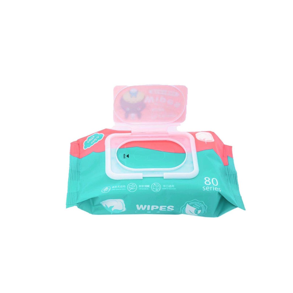 summer gril BABY WIPES Wet Tissue 80pcs per pack(Non-Alcohol-wetwipes ...