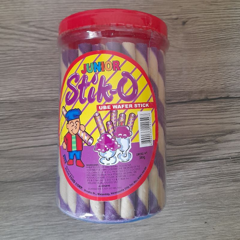 Stik-O Junior Wafer Stick Ube Flavor 380g | Shopee Philippines
