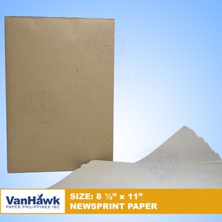 Van Hawk Newsprint Paper 8 " X 11" (10 Reams 5000 Pcs) Yellow Elephant ...