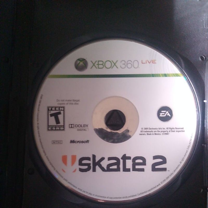 Xbox 360 skate 2 disc only | Shopee Philippines