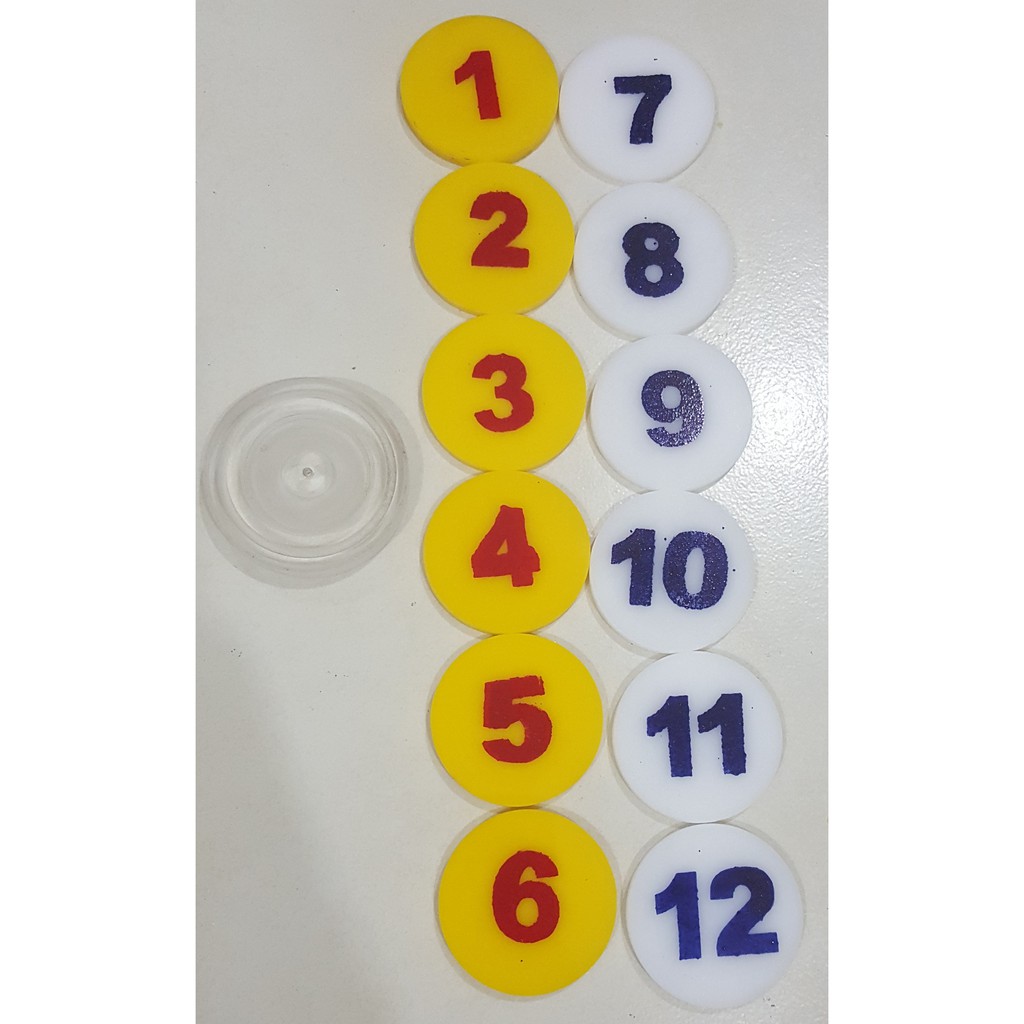 Pitcha ng Pool Fiber Pool Chips With Sticker Numbers | Shopee Philippines