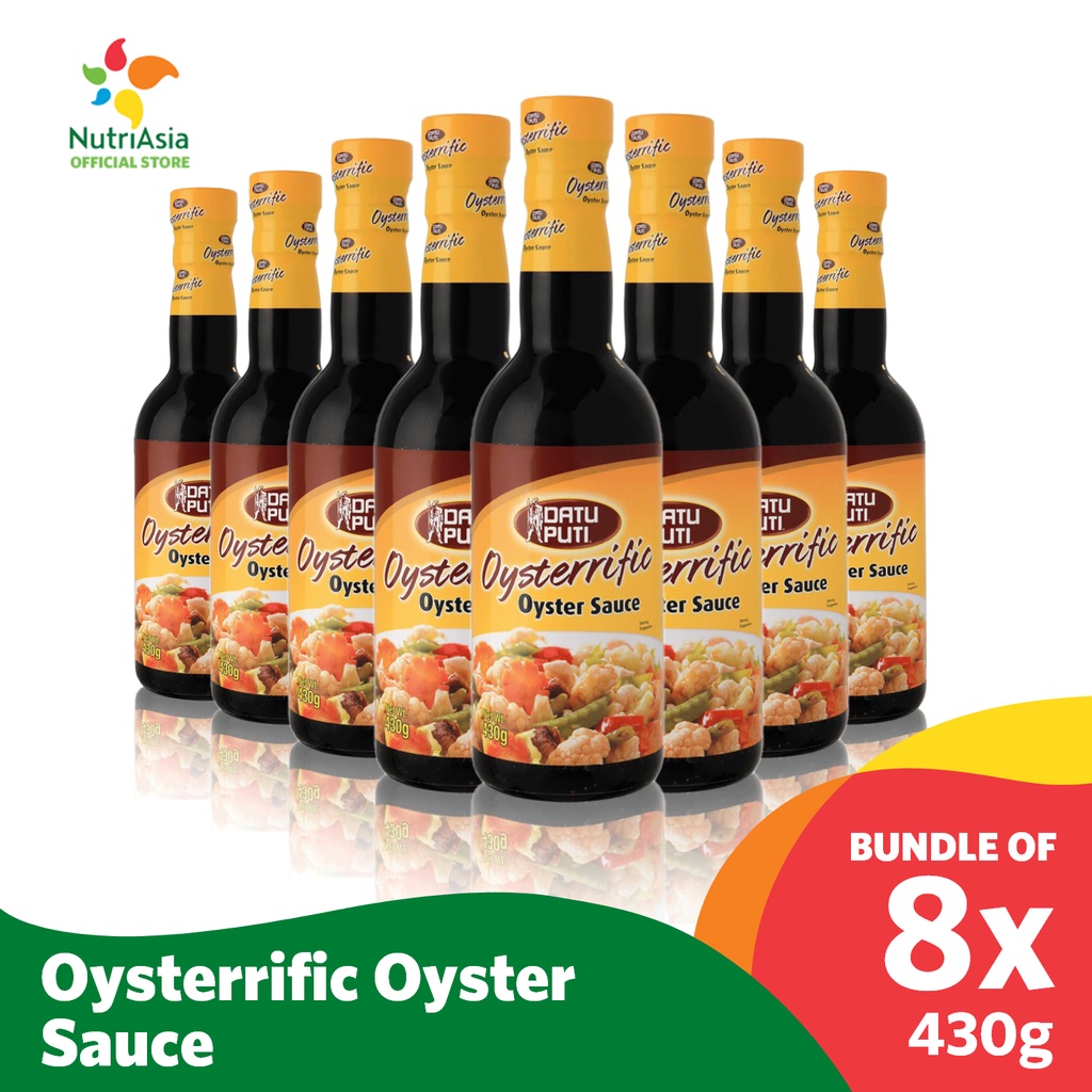 Datu Puti Oysterrific Oyster Sauce 430 g Bundle of 8 | Shopee Philippines