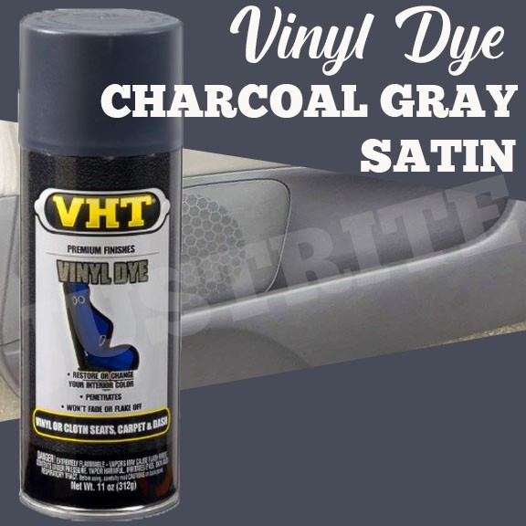 VHT Vinyl Dye CHARCOAL GRAY GREY Spray Paint Spraypaint | Shopee ...