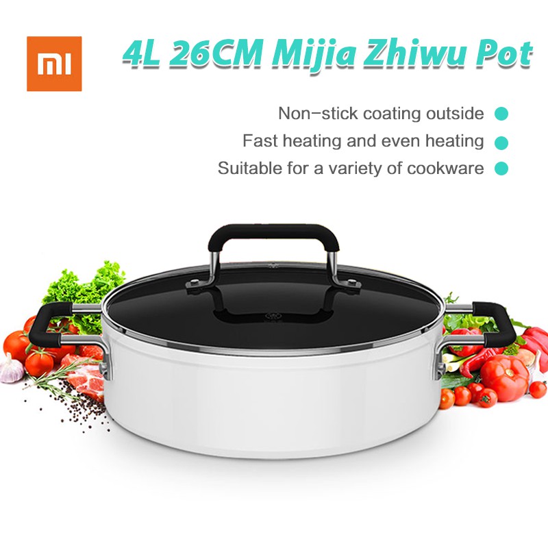 Xiaomi 4L Cooking Pot Non-Stick Stockpot Soup Pot Electromagnetic ...